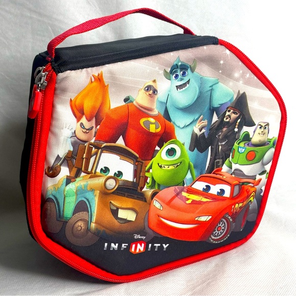 Disney | Accessories | Disney Infinity Double Zip Compartment Lunch Box ...